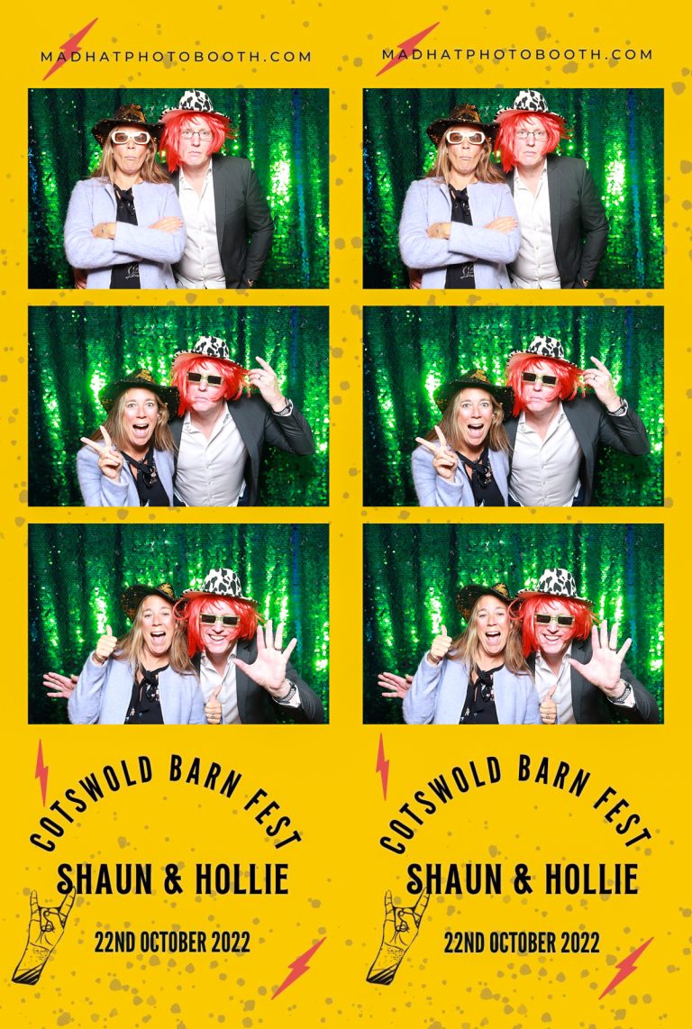 Custom photo booth prints | Cotswolds photo booth hire