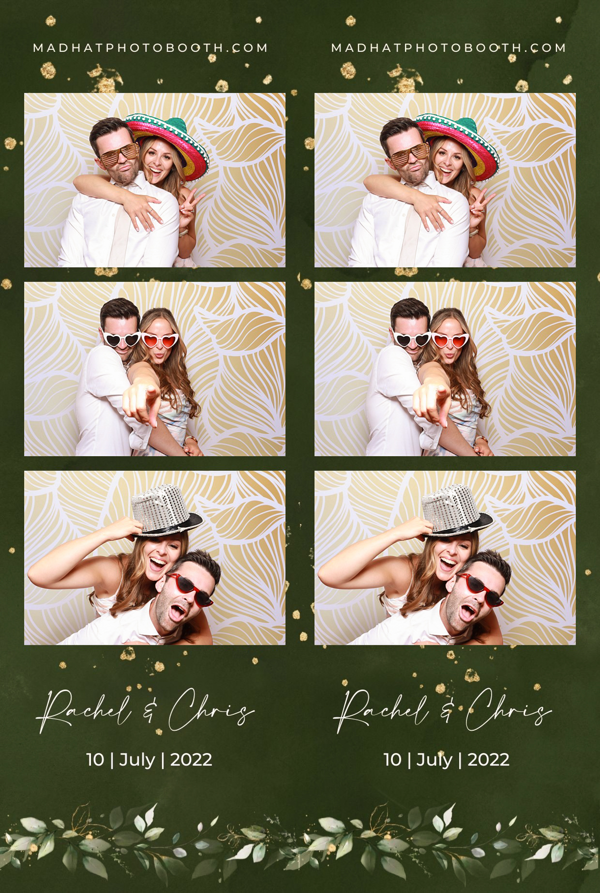 Custom photo booth prints | Cotswolds photo booth hire