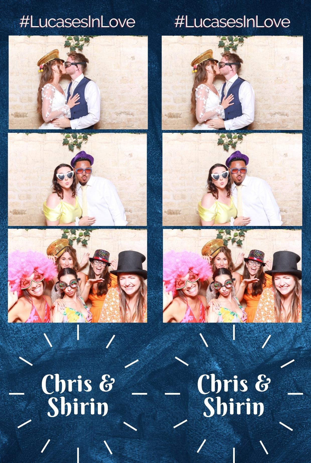 Custom photo booth prints | Cotswolds photo booth hire
