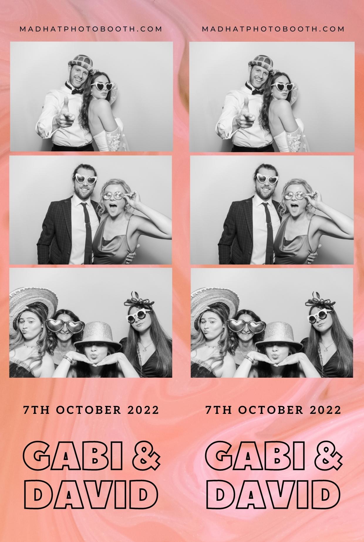 Custom photo booth prints | Cotswolds photo booth hire